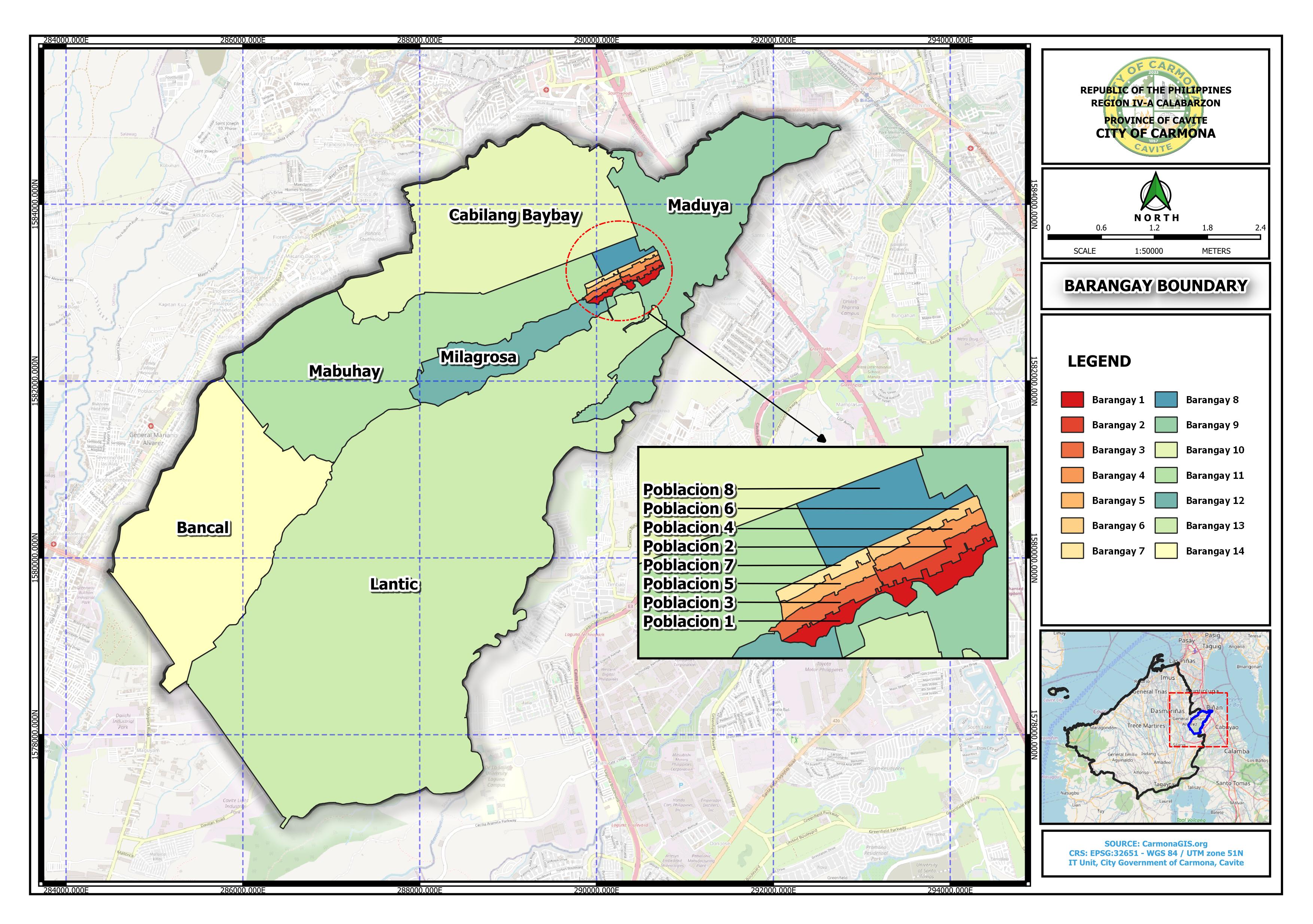 Barangay Boundary — CarmonaGIS